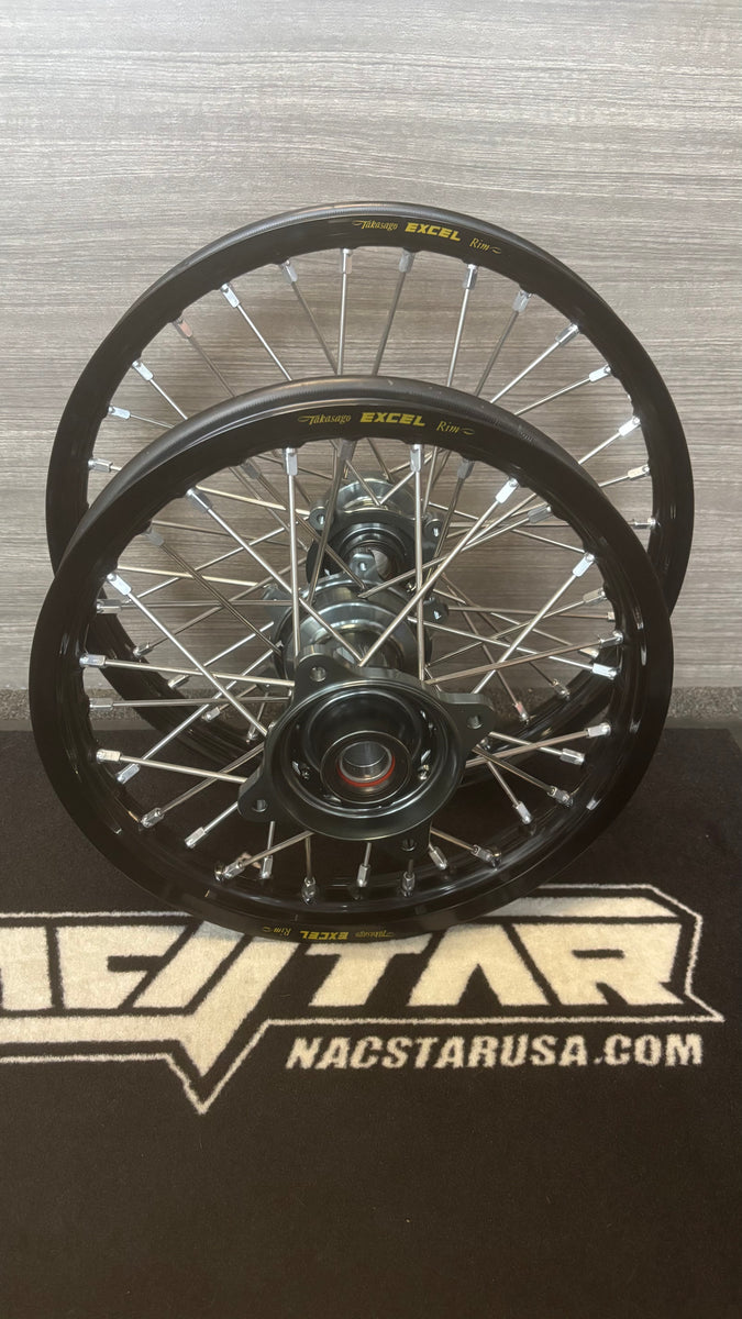 2025-2026 KTM/Husky/GasGas 85 Custom Wheel Set Gun Metal/Black - Excel ...