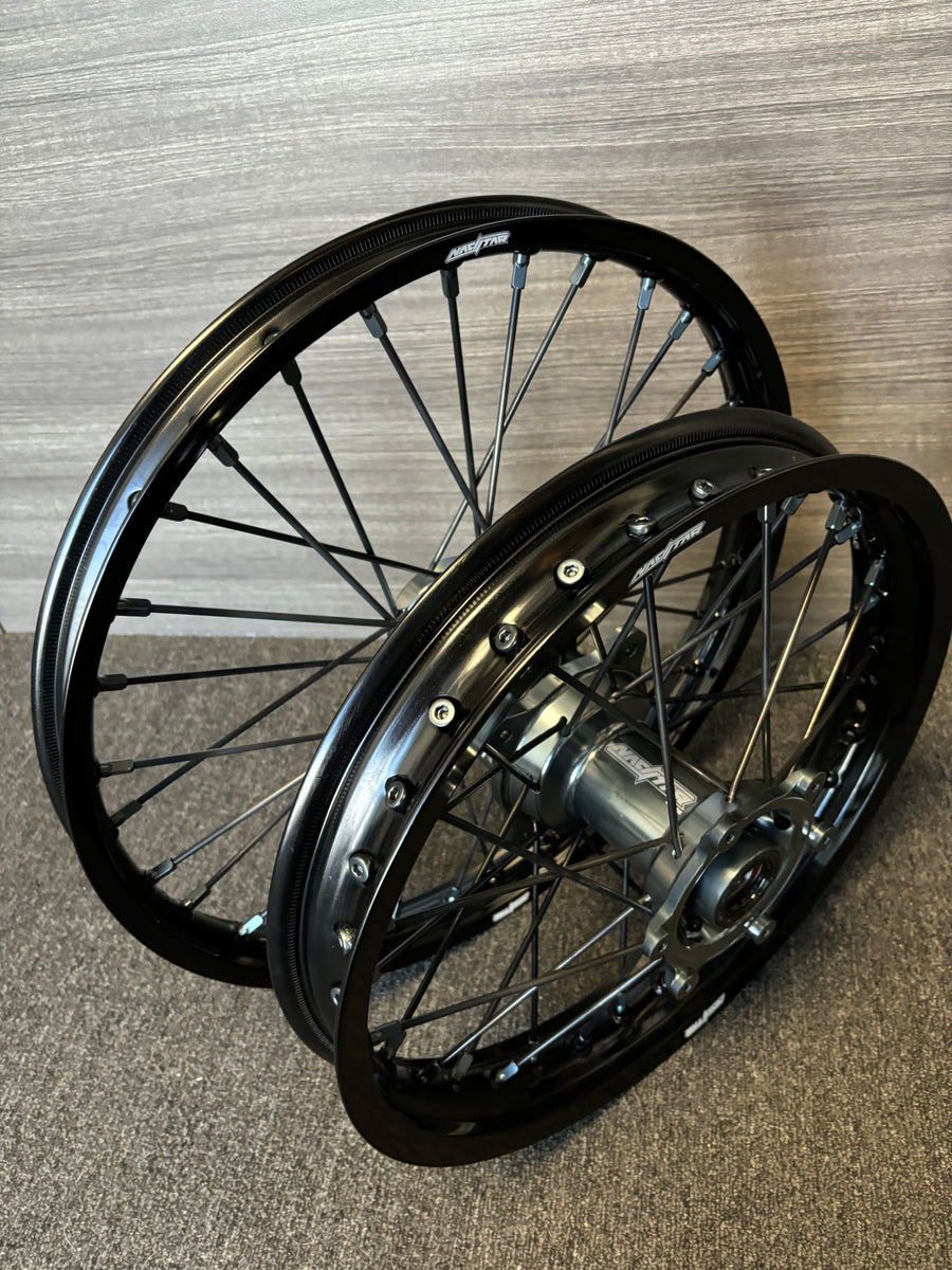 2021-2024 KTM/Husky/GasGas MC85 Wheel Set Gun Metal/Black - Black Spok ...