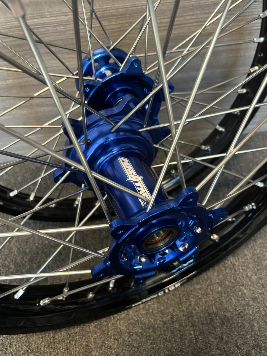 Stark Varg - Nacstar Works Custom Wheel Set - Blue/Black - DID STX Rim ...