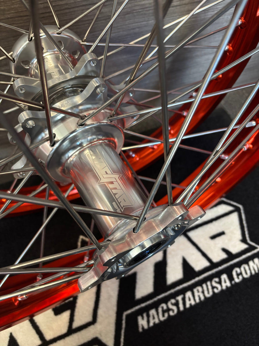 2003-2026 KTM 125-450 Custom Wheel Set - Orange/Silver - DID STX Rims ...