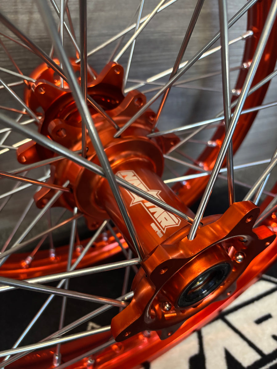 2003-2025 KTM 125-450 Custom Wheel Set - Orange/Orange - DID STX Rims ...